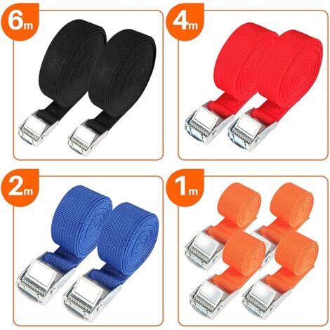 Paquete de 10 correas tensoras, correas de sujeción con cierre de ...