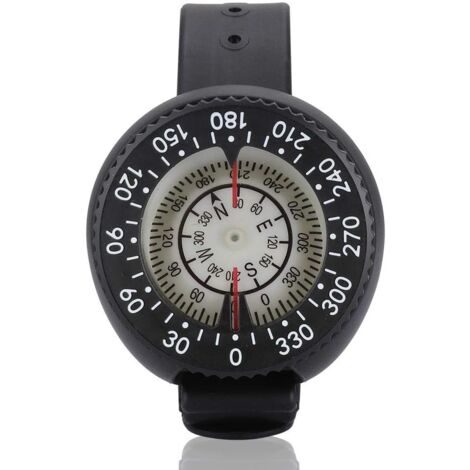 Reloj con brújula: reloj de buceo resistente al agua para el hemisferio ...