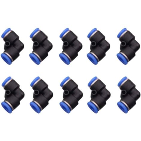 Accesorios de liberación rápida a presión neumáticos, 10 piezas de conectores neumáticos, kit de ...