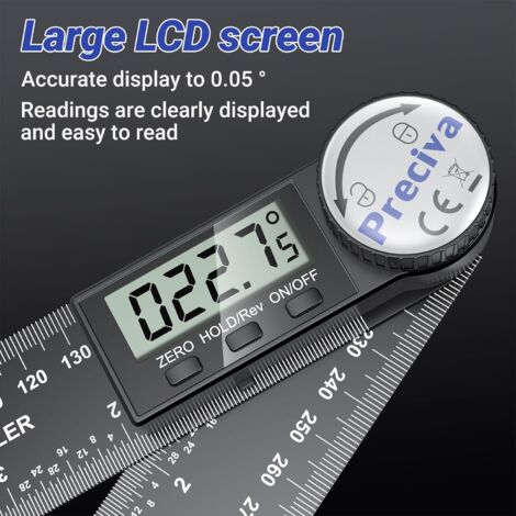 Transportador, transportador, transportador de ángulos digital de 15 ...