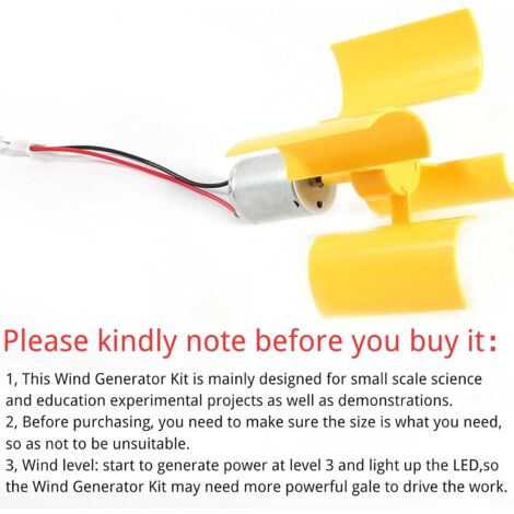 Generador de Electricidad Eólico,0.55W 5.5m/s Mini Generador de ...