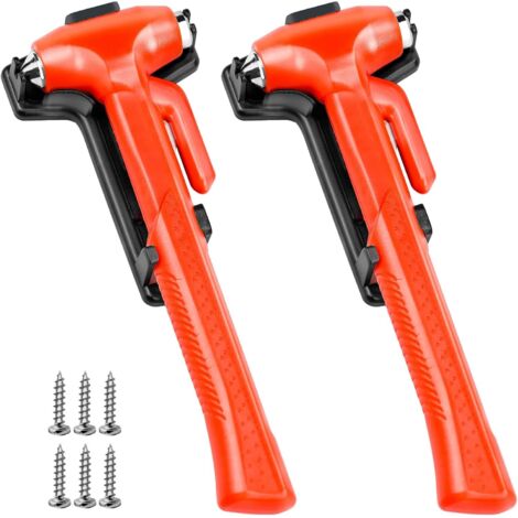 2 Piezas Martillo de Emergencia Coche Martillo Rompe Cristales Coche ...