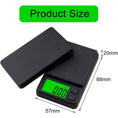 Báscula Precisión Digital 0.01g/1000g,Balanzas de Portátiles,Báscula de Joyería,Multifunción ...
