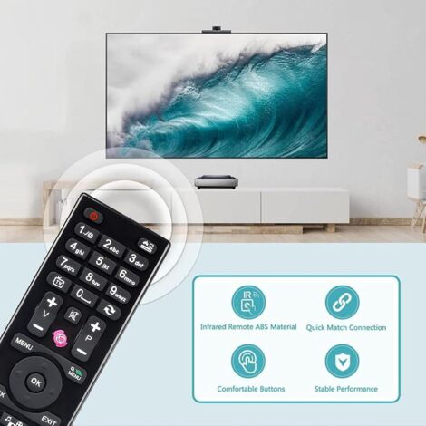 Control remoto universal RC4870 RC4875 para televisores Bush/Polaroid ...