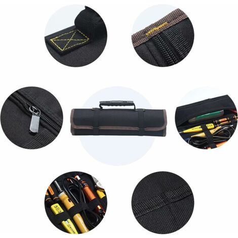 Portable 22 Pockets Empty Tool Bag, Tool Pouch, Tool Organizer, 600D ...