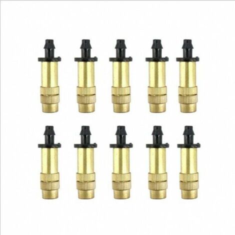 Adjustable Copper Atomizing Nozzle 4/7mm Capillary 10pcs Ikodm