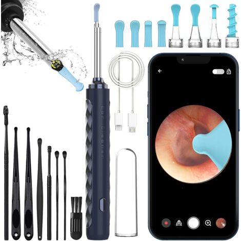 Inspection Camera - Ear Cleaner with 1080 HD Wi-Fi Camera - Otoscope ...