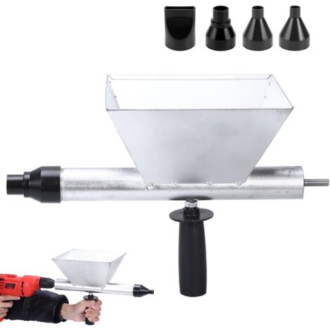 Electric Grouting Gun for Mortar, Caulking Guns with 4 Nozzles ...