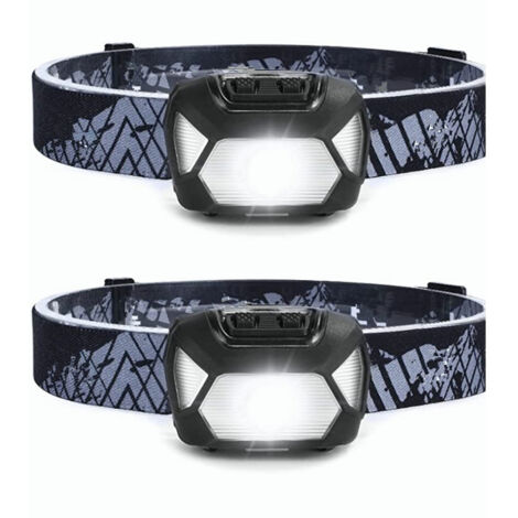 Powerful Rechargeable LED Headlamp, D5000 Super Bright LED Head Torch ...