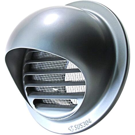 120mm Stainless Steel Exterior Air Vent Grille with Fly Screen and Fly ...