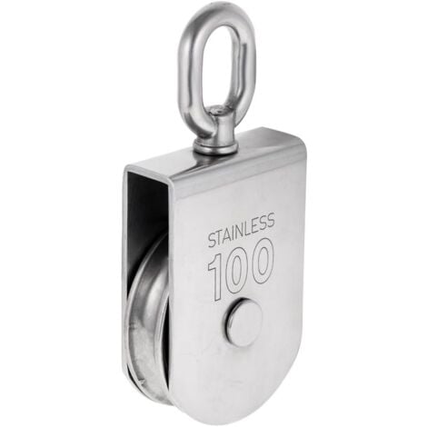 Heavy Duty Single Sheave Rope Pulley with Swivel Stainless Steel Pulley ...