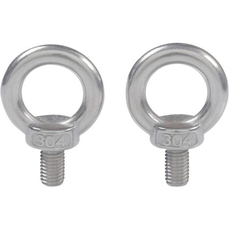 M5X10 304 Stainless Steel Male Thread Lifting Eye Ring Eye Bolt Eye ...