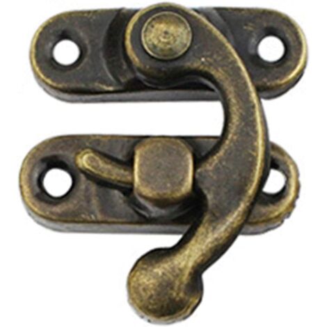 Pack of 20 Antique Bronze Color Right Hand Swing Arm Latch Hasps