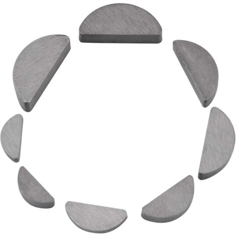 80 Pieces Woodruff Keys Metal Half Moon Wrench Assortment Kit Different ...