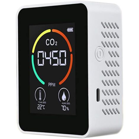 CO2 Carbon Dioxide Detector for Air Quality, Temperature and Humidity ...