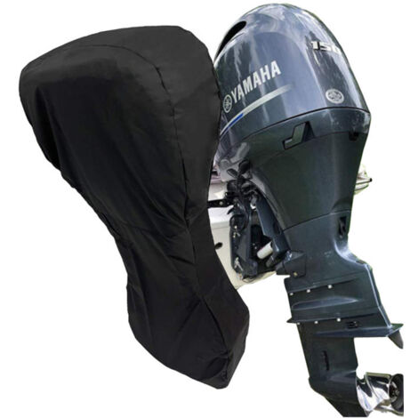 Boat Engine Cover, 420D Heavy Duty Oxford Fabric Full Outboard Boat ...