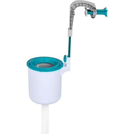 Skimmer with hook for above-ground pool, Green/white
