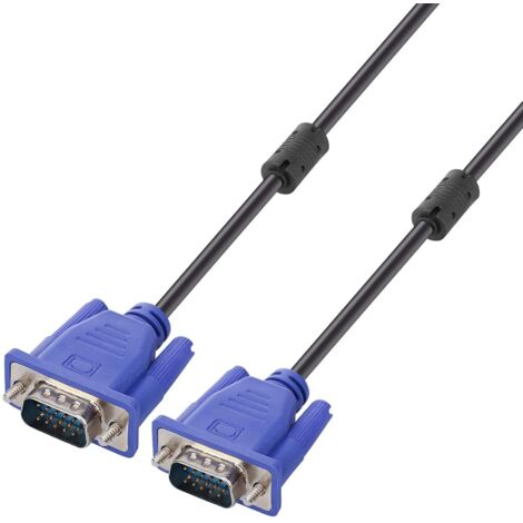 15-pin VGA male to male computer monitor cable - 1.5m