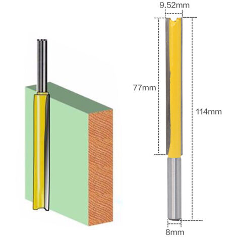 8-handle extended straight knife, double-edged extended cutting knife ...