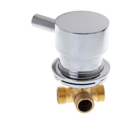 Shower Cabin Mixer Hot Cold Water Mixing Valve Mixer Two in One Outlet ...