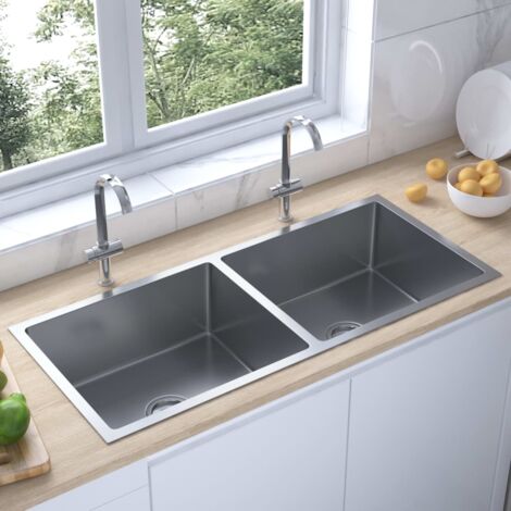 Handmade Kitchen Sink，Wash Basin Stainless Steel VSVS614103