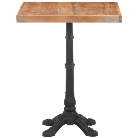 Bar Table，Bistro Table 60x60x76 cm Solid Acacia Wood VSVS941390