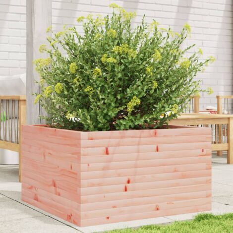 Garden Planter，Plant pot，Flower box 80x80x45.5 cm Solid Wood Douglas ...