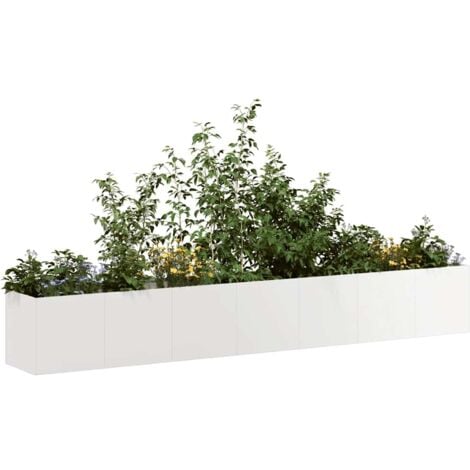 Planter，Plant pot，Flower box 280x40x40 cm Stainless Steel VSVS515610