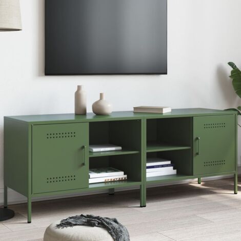 TV Cabinets 2 pcs，TV stand，TV Unit Cabinet Olive Green 68x39x50.5 cm ...
