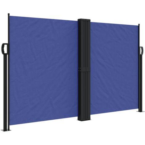Retractable Side Awning，Side Shade Awning Blue 140x1200 cm VSVS661898