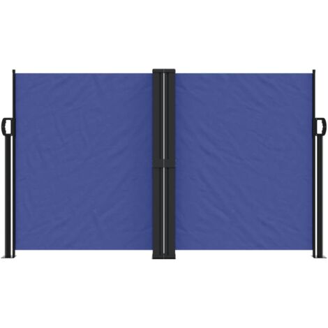 Retractable Side Awning，Side Shade Awning Blue 140x1200 cm VSVS661898