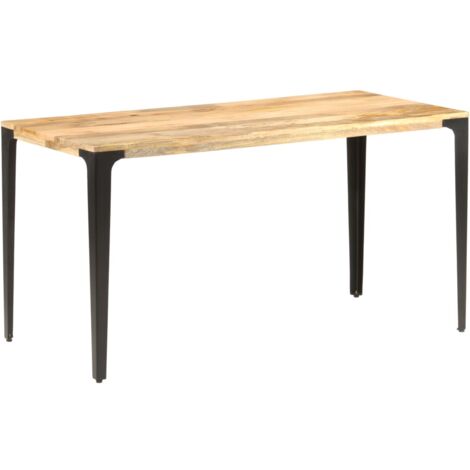 Dining Table，Dinner table，Eating table 140x70x76 cm Solid Mango Wood ...
