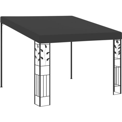 Wall-mounted Gazebo，Garden pavilion 3x3x2.5 m Anthracite VSVS673237