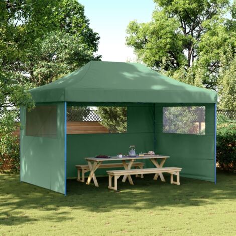 Foldable Party Tent，Family Tent，Camping tent Pop-Up with 3 Sidewalls ...