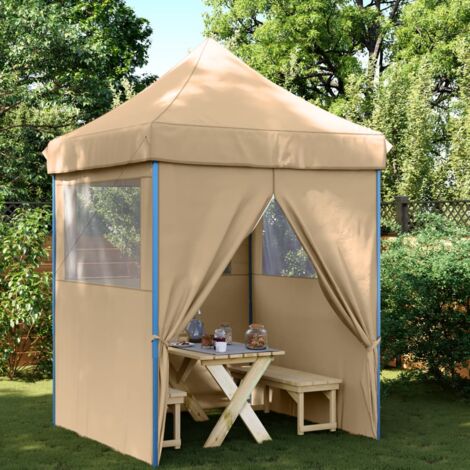 Foldable Party Tent，Family Tent，Camping tent Pop-Up with 4 Sidewalls ...