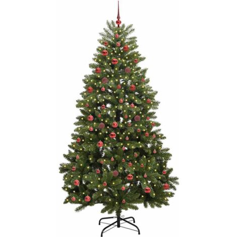Artificial Christmas Tree，Holiday Tree with Stand Green 210 cm PVC and ...