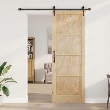 Sliding Door，Interior Door Other ORKDAL Natural and black 83 x 232 cm ...