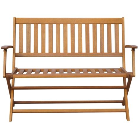 Garden Bench，Outdoor bench 120 cm Solid Acacia Wood CFW13162