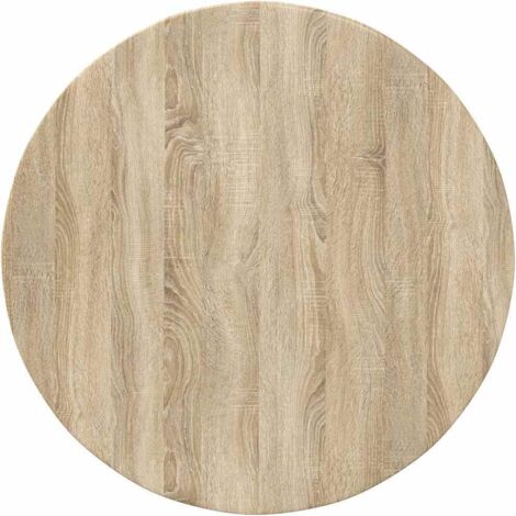 Table Top，Desk Top Sonoma oak 80 x 80 x 1.5 cm Engineered wood CFW64527