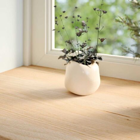 Window Sills 2 pcs Untreated 140x40x2 cm Solid Wood Oak CFW538070