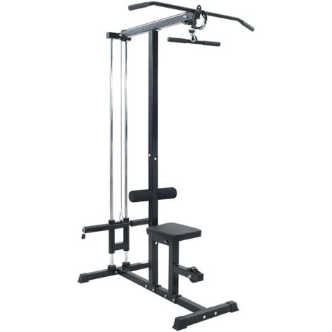 Lat Pulldown Machine Manual Black 110 x 70 x 187 cm CFW918484