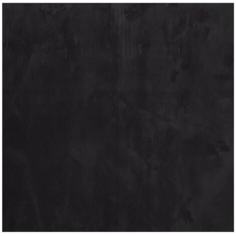 Rug HUARTE Short Pile Soft and Washable Black 200x200 cm CFW244248