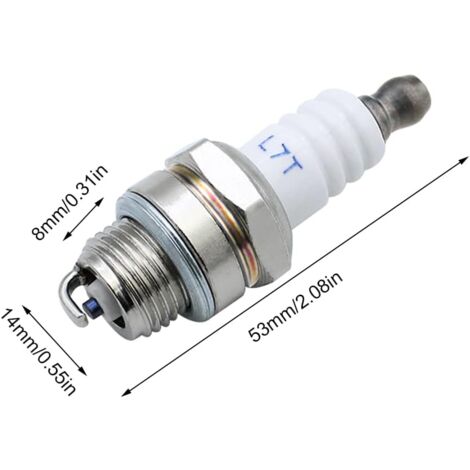 4 Stück L7T-Zündkerzen, universeller Ersatz, l7t-Zündkerze, Kettensägen-Zündkerzen-Ersatz für ...