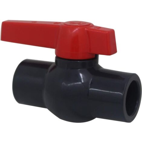 PVC Ventil zum Kleben 20 25 32 40 50 63 75 90 110mm Kugelhahn Kugelhahn Kugel für Schwimmbad