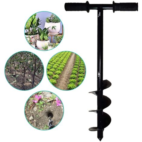 Garten-Schneckenbohrer, Garten-Handbohrer, Spiralbohrer mit Griff ...