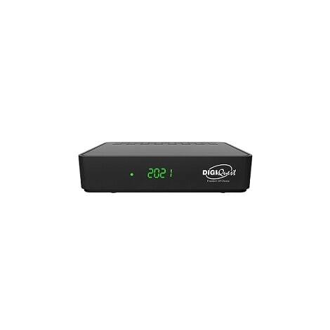 DIGIQUEST Decoder Digitale Terrestre DVB-T2 G9 Mediaplayer, Doppio telecomando di cui uno con ...
