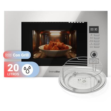 Microondas Inox Integrable con Grill 20L UNIVERSALBLUE