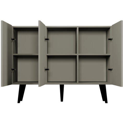 Cómoda 3 puertas Toronto - Gris