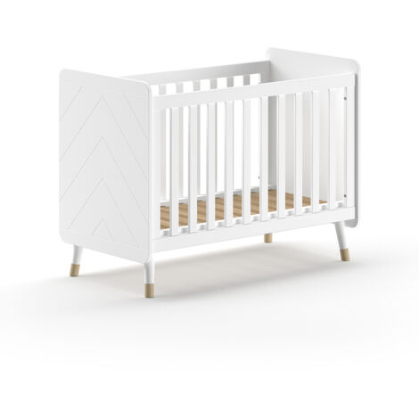 Cuna 60x120 con somier Vipack Billy Blanco