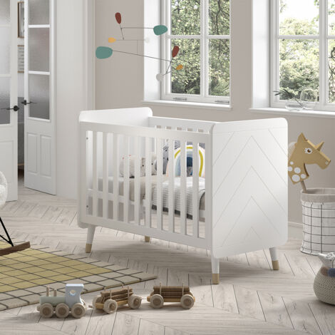 Cuna 60x120 con somier Vipack Billy Blanco